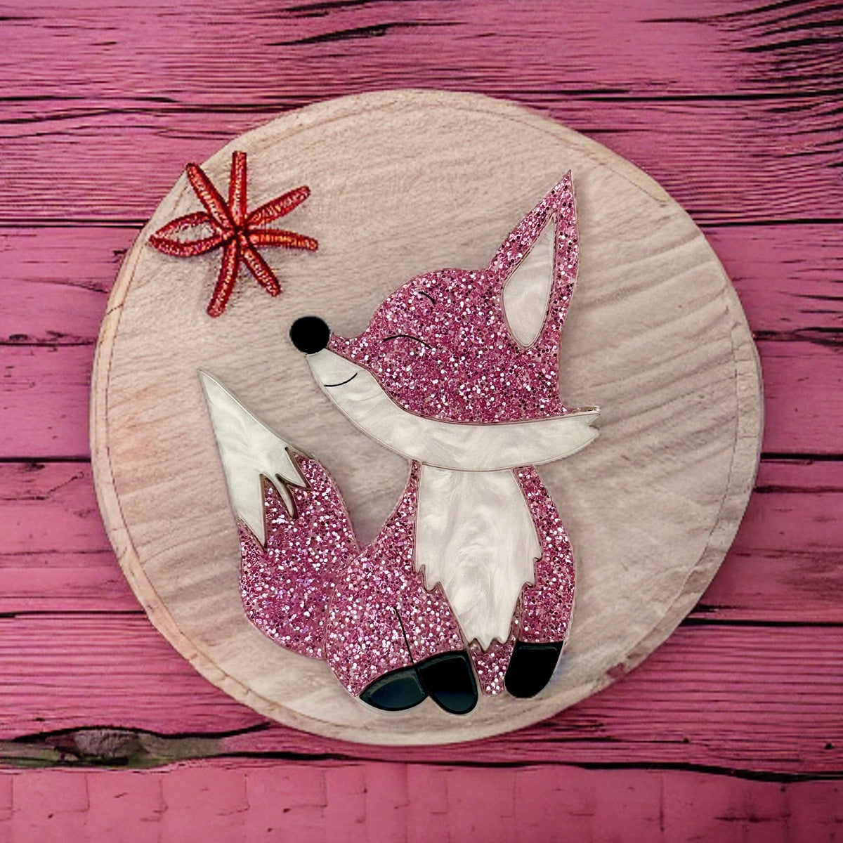 Barbie the fox 🌸 - brooch - Set of 4 – Wintersheart