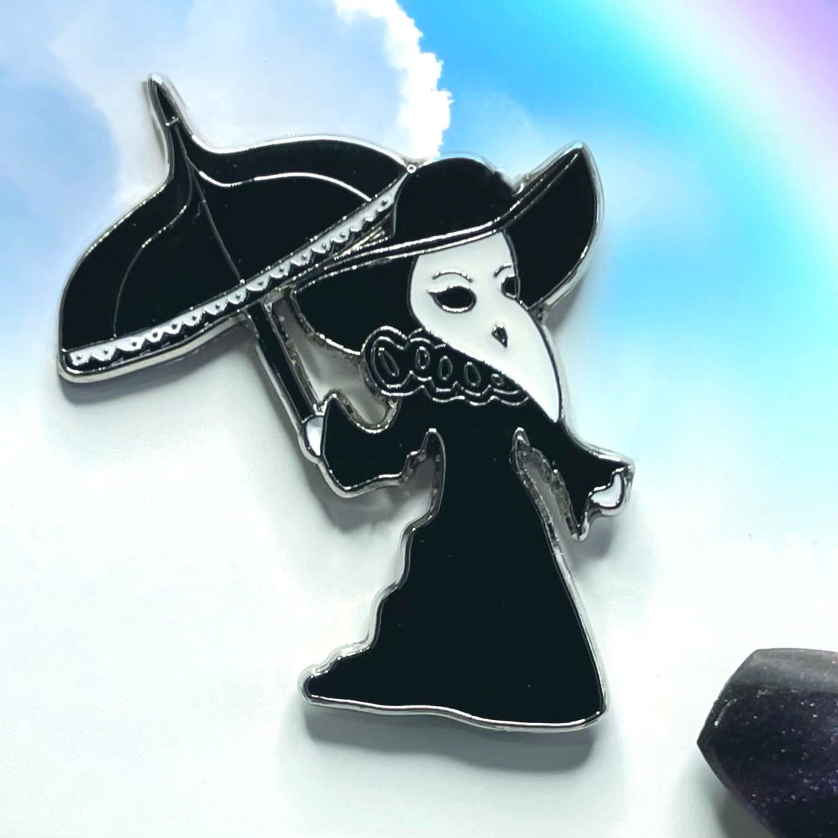Elegant Female Plague Doctor pin – Wintersheart